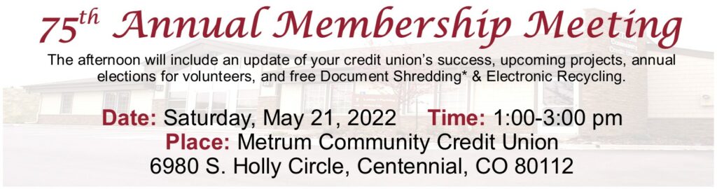 Metrum Community Credit Union - To Provide the Financial Foundation for ...